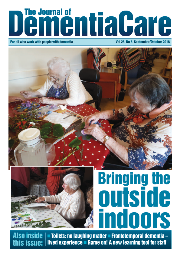 Past Issues – Journal of Dementia Care